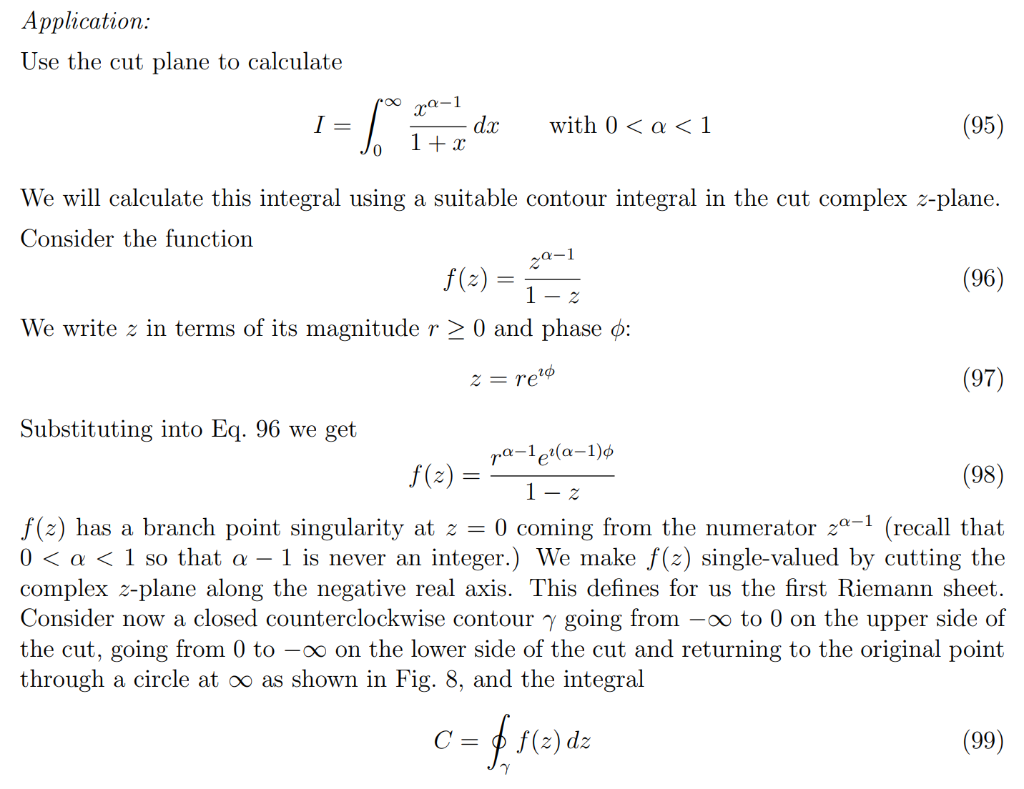 Solved I am studying the Riemann Sheets and the Branch | Chegg.com