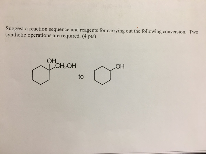 (Solved) : Suggest Reaction Sequence Reagents Carrying Following ... (Solved) : Suggest Reaction Sequence Reagents Carrying Following ...