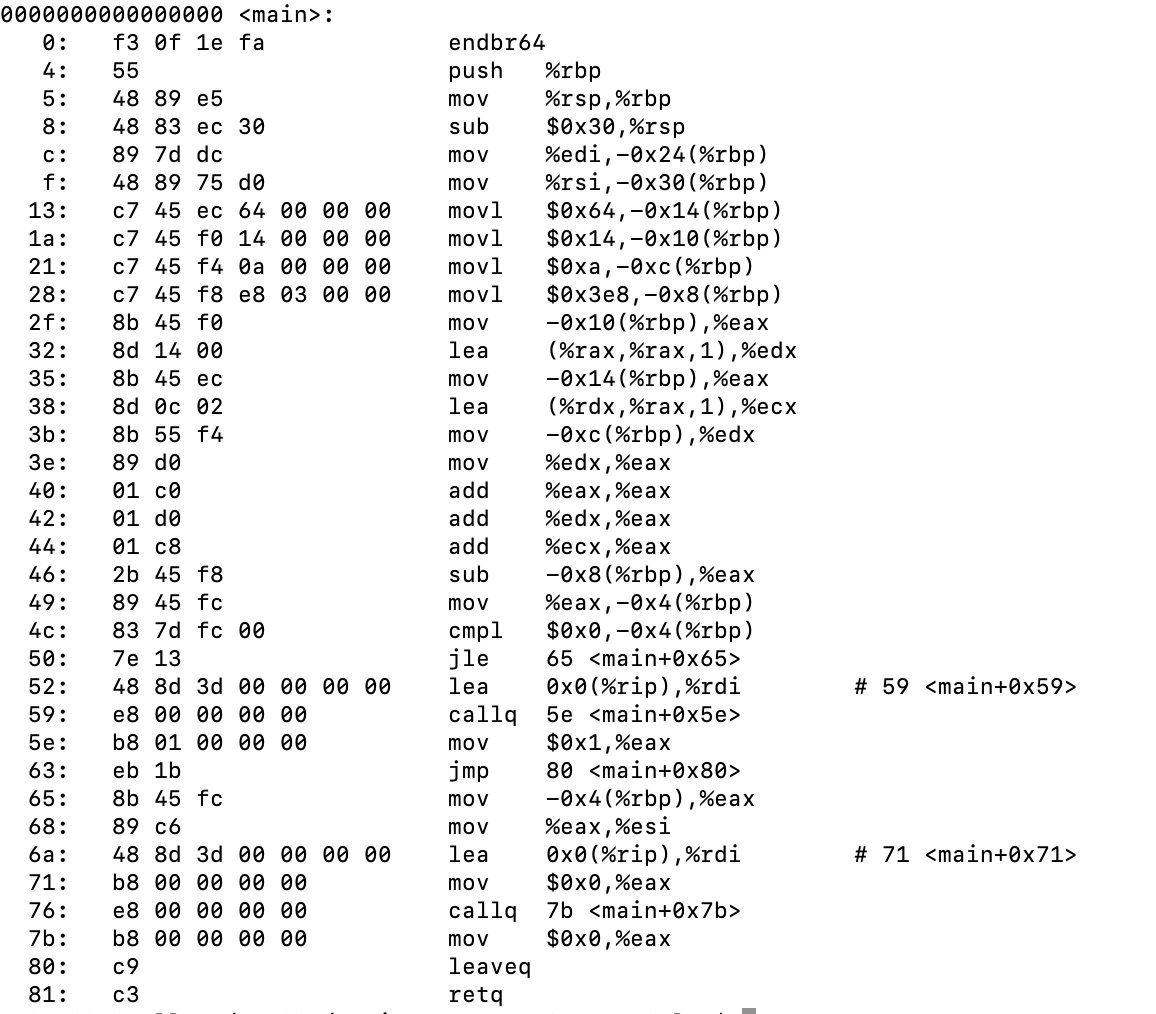 Solved Hello, I have the objdump (image 1) and hexdump | Chegg.com