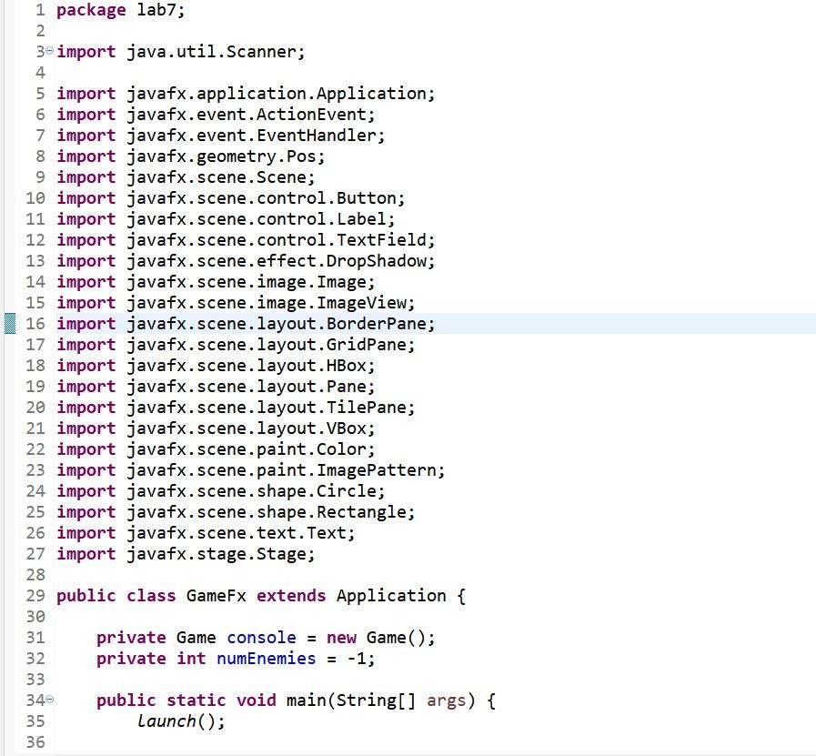 Solved I got this code for a simple game coded in java and I | Chegg.com