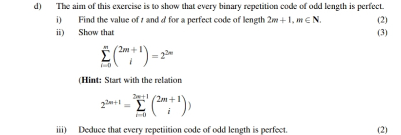 Solved d) The aim of this exercise is to show that every | Chegg.com