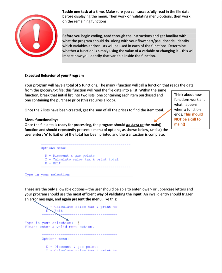 Code in python please. Also no import tkinter. The | Chegg.com