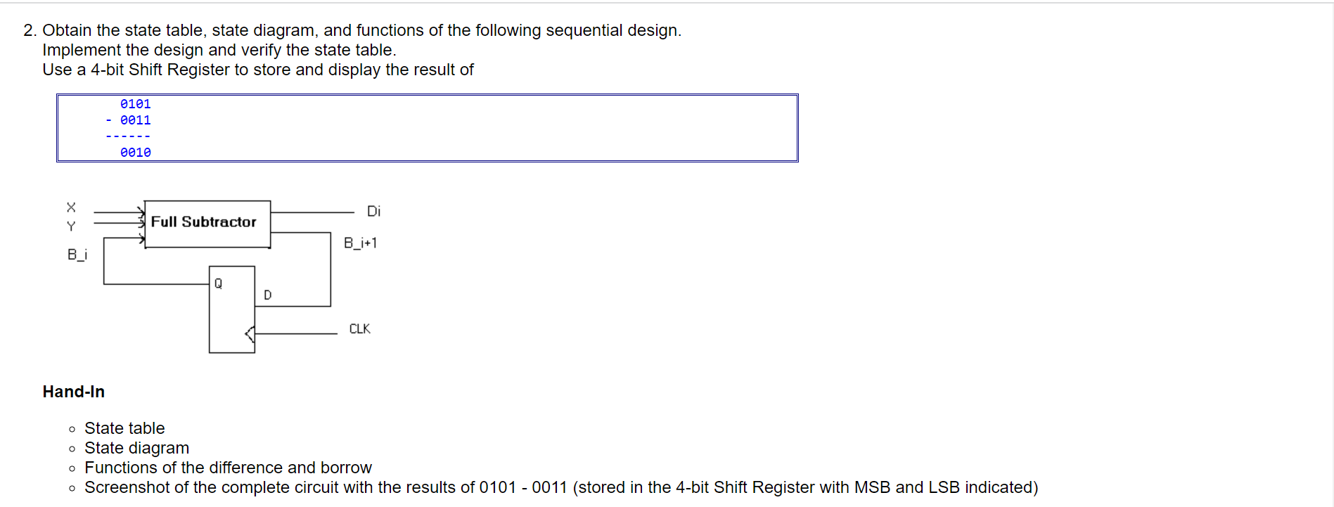 Solved 2. Obtain the state table, state diagram, and | Chegg.com