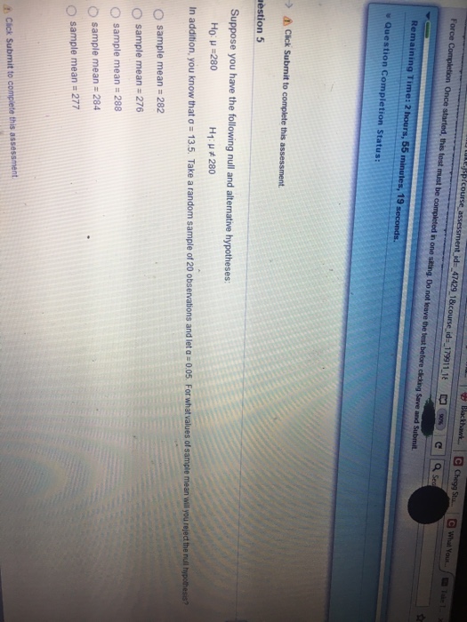 Solved Suppose you have the following null and alternative | Chegg.com