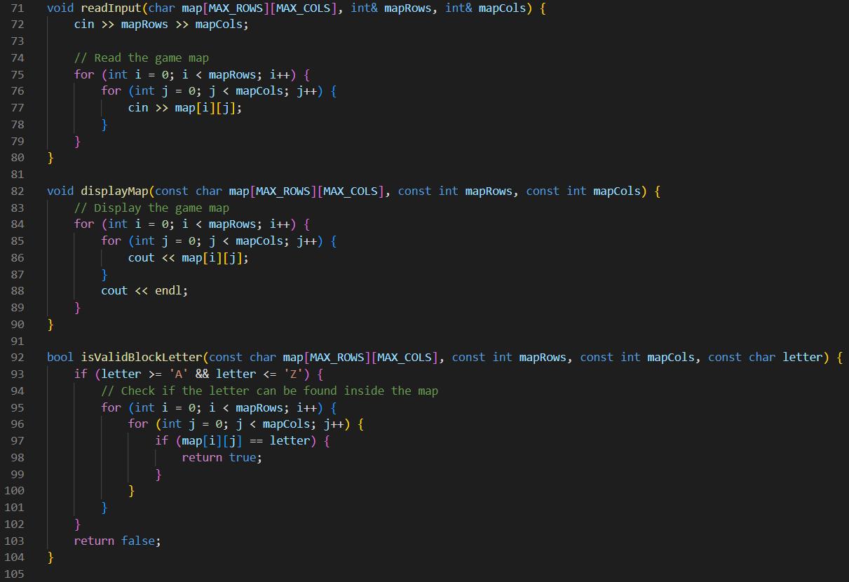 Solved Please help with implementing the last | Chegg.com