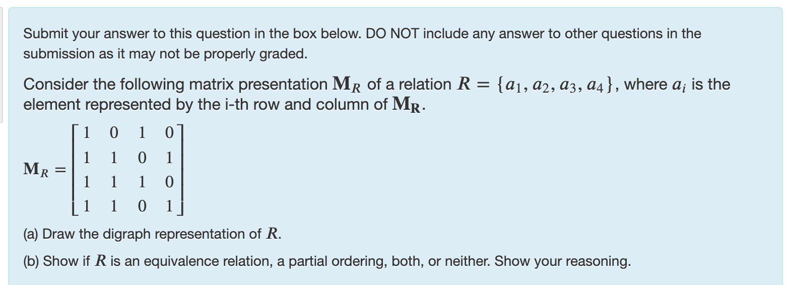 Solved Discrete Mathematics: Mathematical induction, digraph | Chegg.com