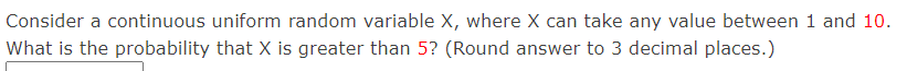 Solved Consider a continuous uniform random variable X, | Chegg.com