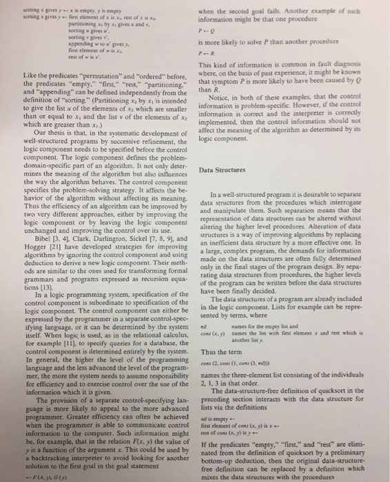 Algorithm Logic +Control Robert Kowalski Imperial | Chegg.com