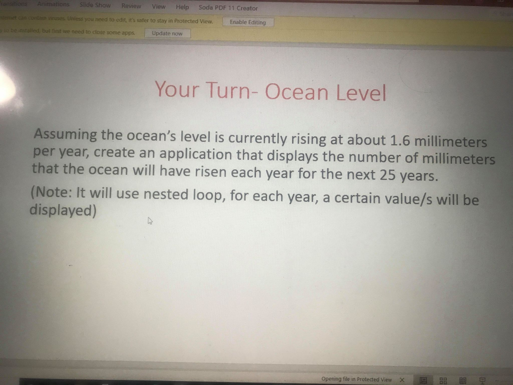 Solved Eransitions Animations Slide Show Review View Help | Chegg.com