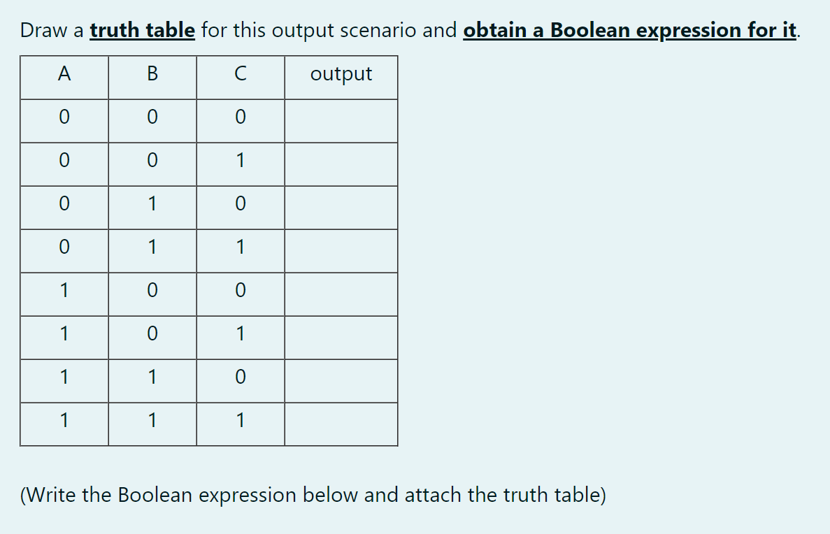Solved A warning buzzer is to sound when the following | Chegg.com