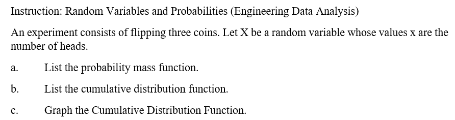 Solved Instruction: Random Variables and Probabilities | Chegg.com
