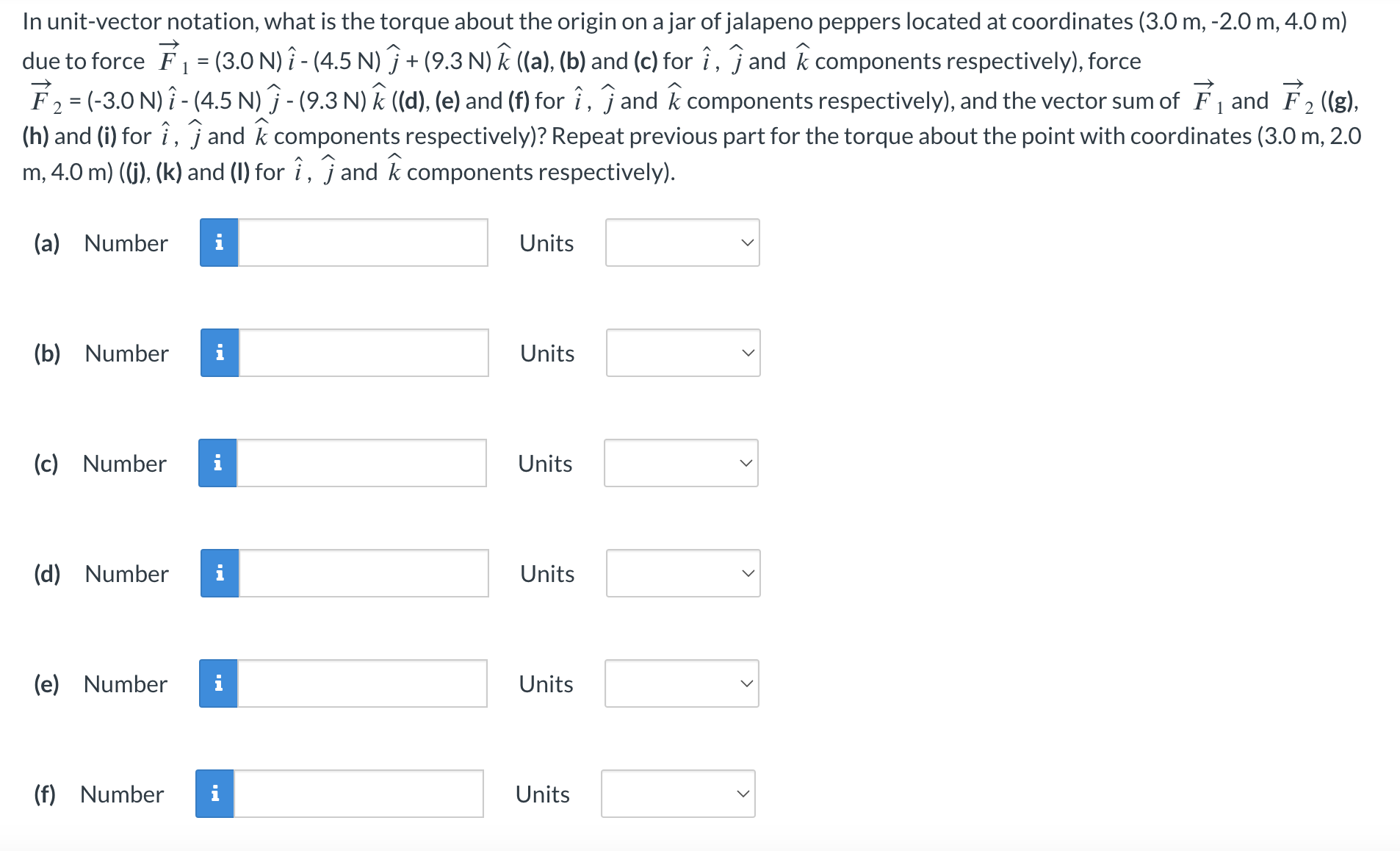 Solved In unit-vector notation, what is the torque about the | Chegg.com