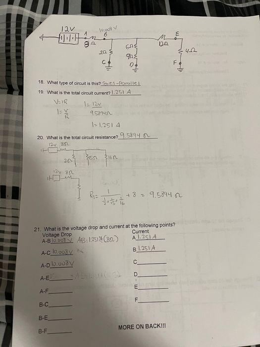 Solved 18. What type of circuit is this? Series-Parallel 19. | Chegg.com