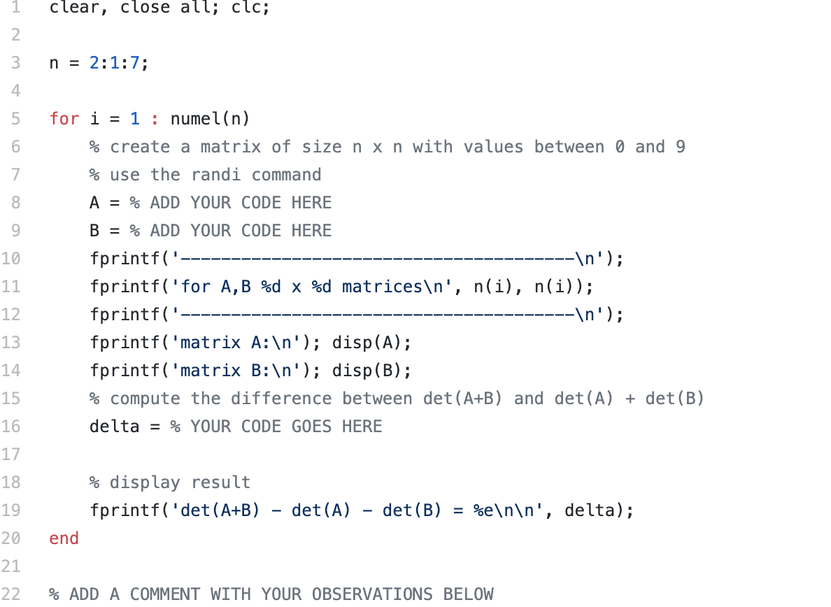 Solved 2. Implement Matlab code to make a conjecture for the | Chegg.com