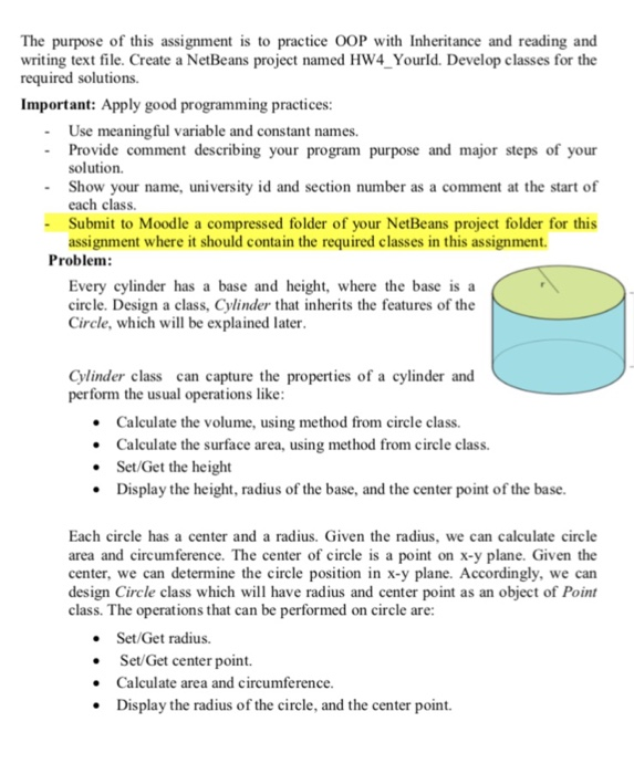 Solved The purpose of this assignment is to practice OOP | Chegg.com