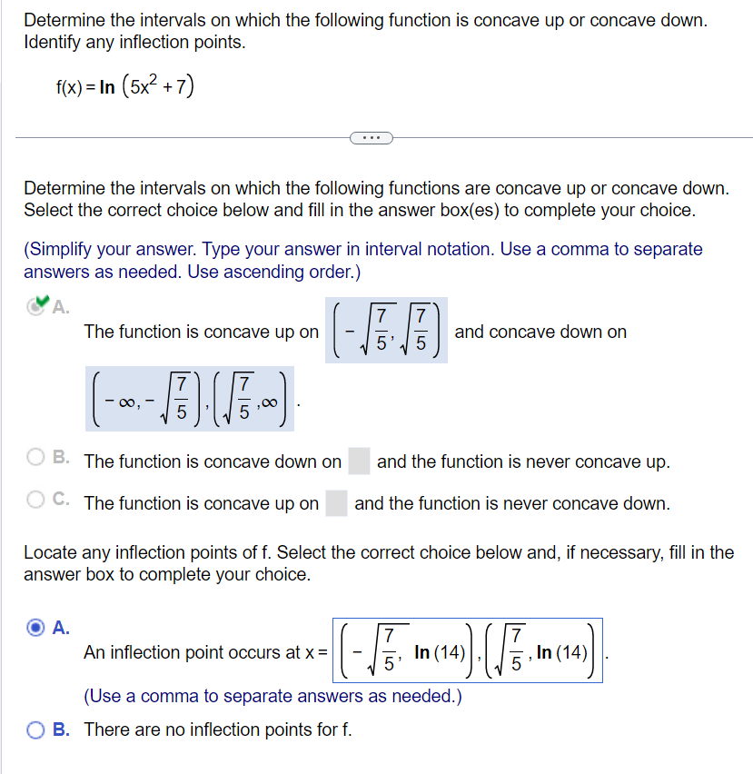 Solved Determine the intervals on which the following | Chegg.com