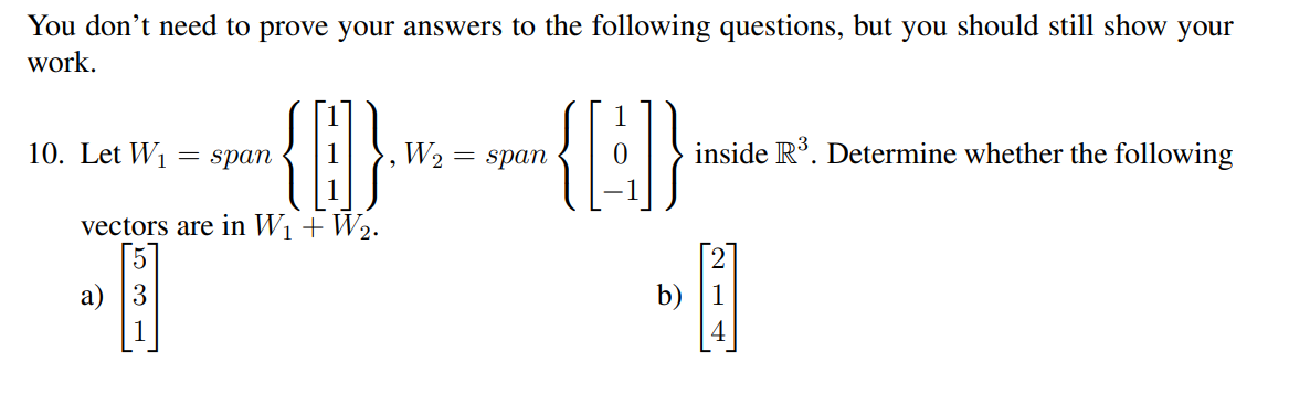 Solved You don't need to prove your answers to the following | Chegg.com