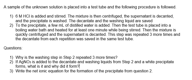 Solved A sample of the unknown solution is placed into a | Chegg.com