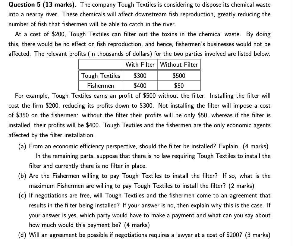 solved-question-5-13-marks-the-company-tough-textiles-is-chegg