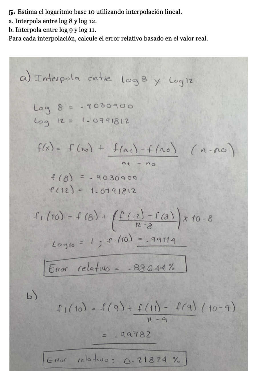 Solved 6. Use Newton's second-order polynomial interpolation | Chegg.com