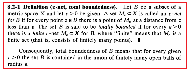 Solved 3. Illustrate with an example that total boundedness | Chegg.com