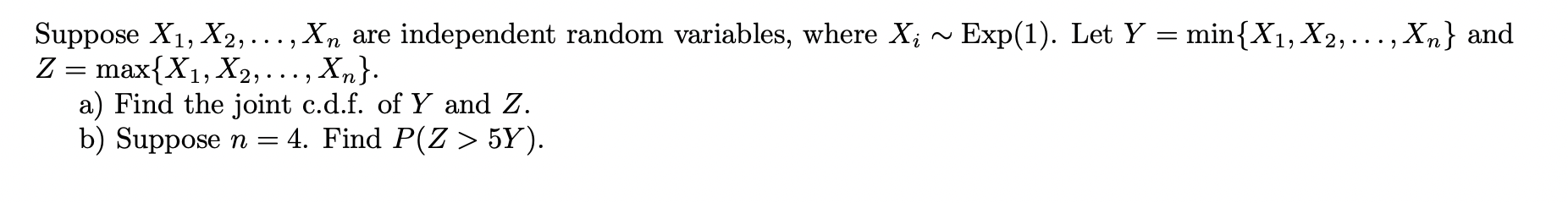 Solved Suppose x1,x2,dots,xn ﻿are independent random | Chegg.com