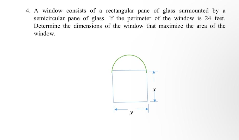 Solved 4. A window consists of a rectangular pane of glass | Chegg.com