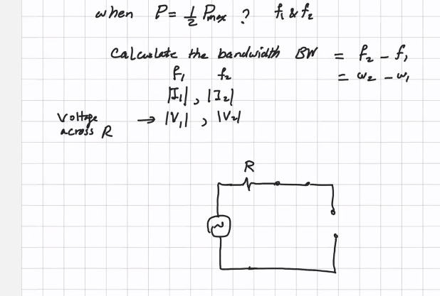 Solved 1) XL=ωL 2) Xc=wc1 z~=R+jxL−jxc=R+j(xL−xC)=Ω | Chegg.com