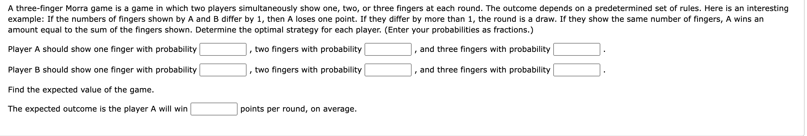 Solved amount equal to the sum of the fingers shown. | Chegg.com
