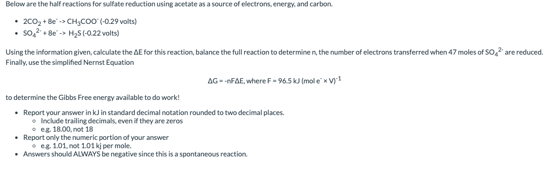 Below are the reduction half reactions for | Chegg.com