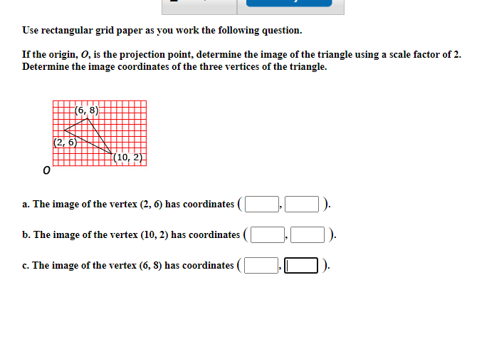 Solved Use rectangular grid paper as you work the following | Chegg.com