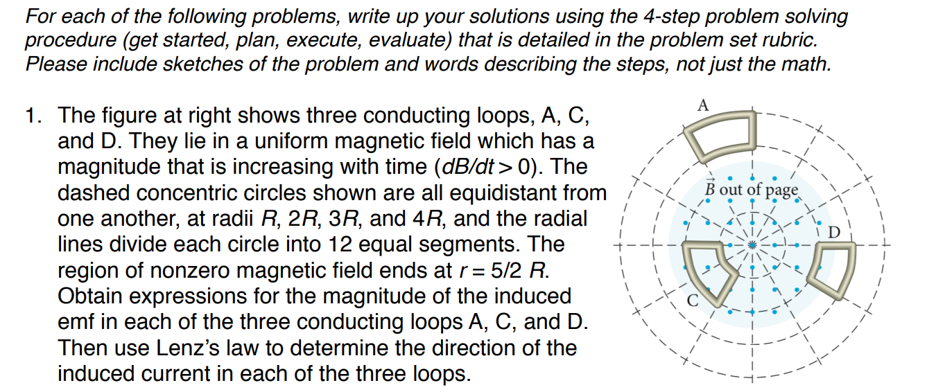 Solved For each of the following problems, write up your | Chegg.com
