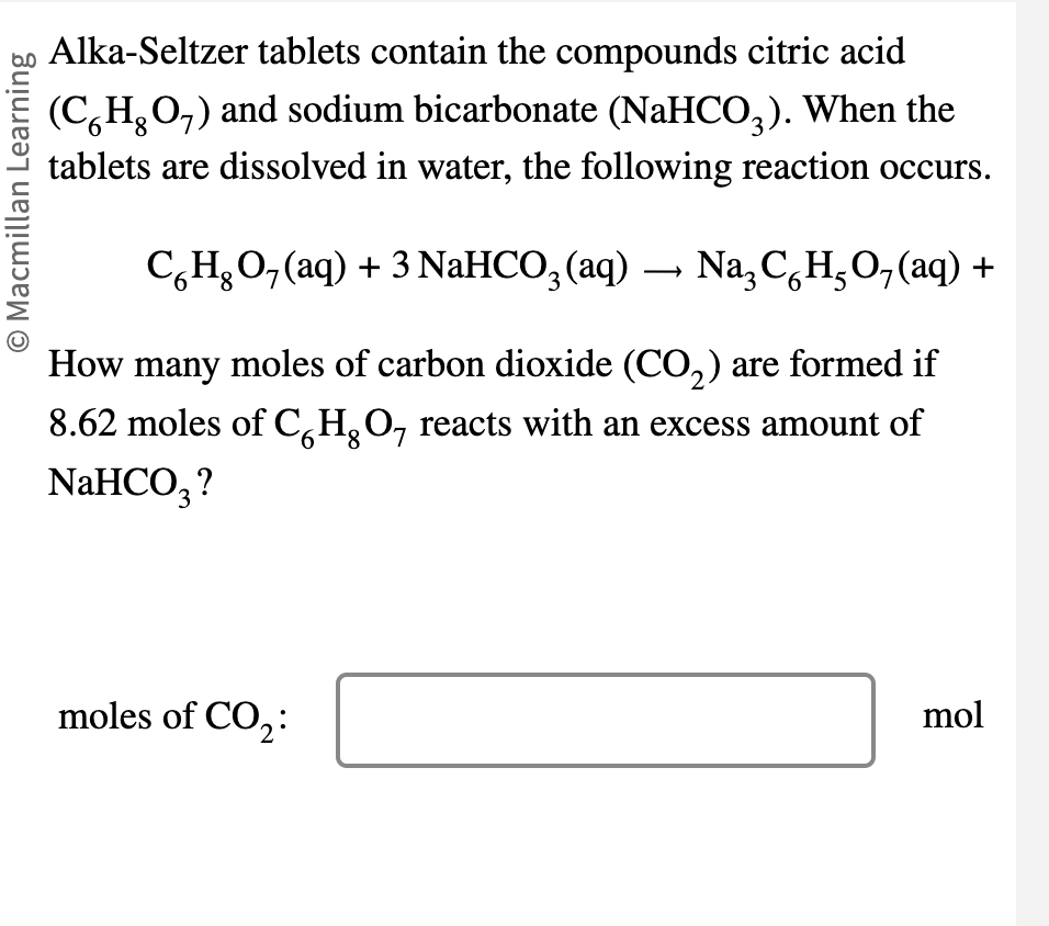 Write the balanced chemical equation for the reaction | Chegg.com