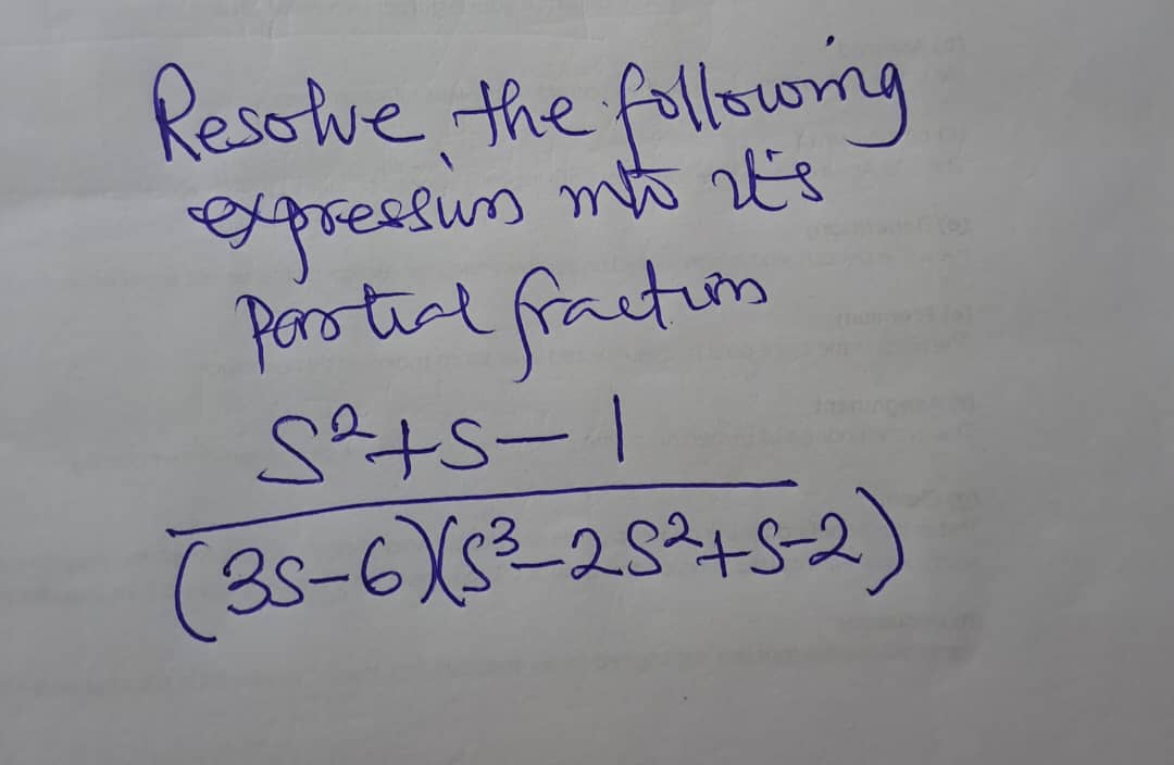 Solved Resolve, the following expressin mot lis porntral | Chegg.com