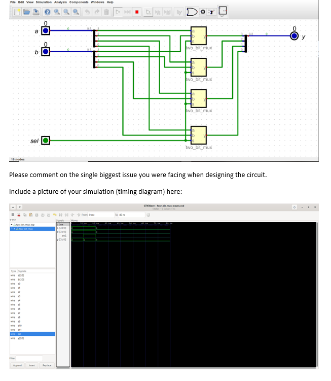 Solved File Edit View Simulation Analysis Components Windows | Chegg.com