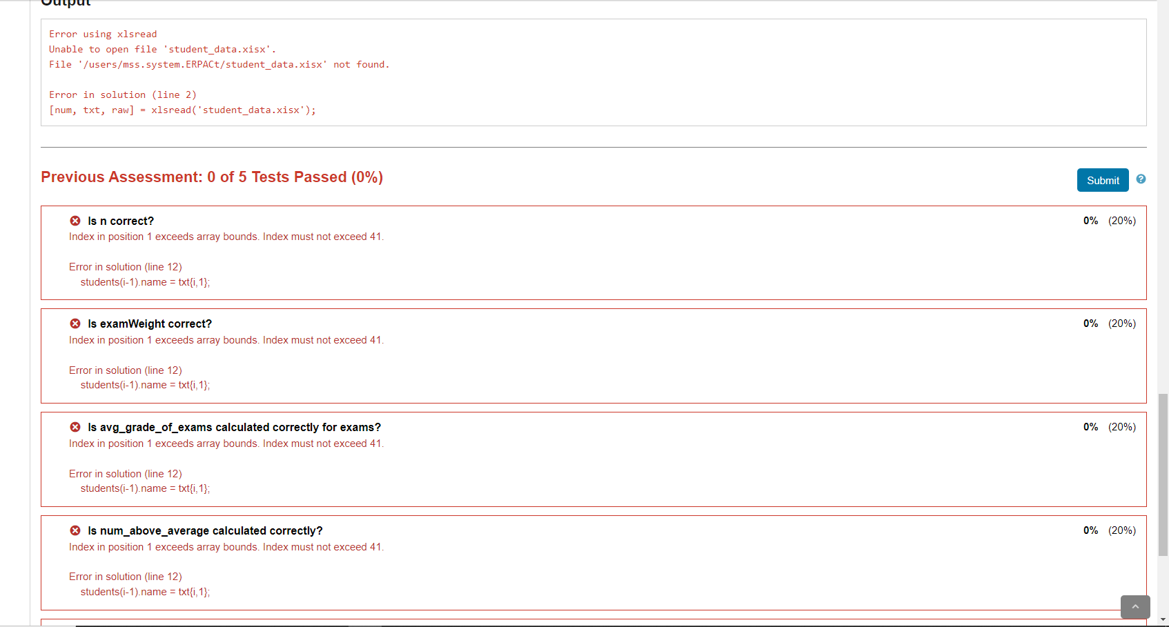 ENGR 1731 Computing for Engineers Spring 2023 > | Chegg.com