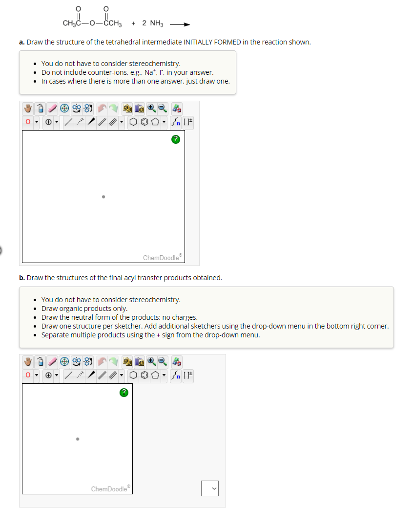 Solved a. ﻿Draw the structure of the tetrahedral | Chegg.com