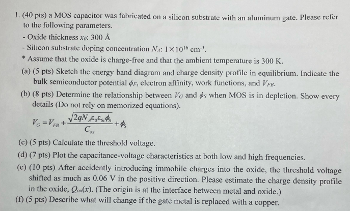 Solved * Constants ε0=8.85×10−14 | Chegg.com