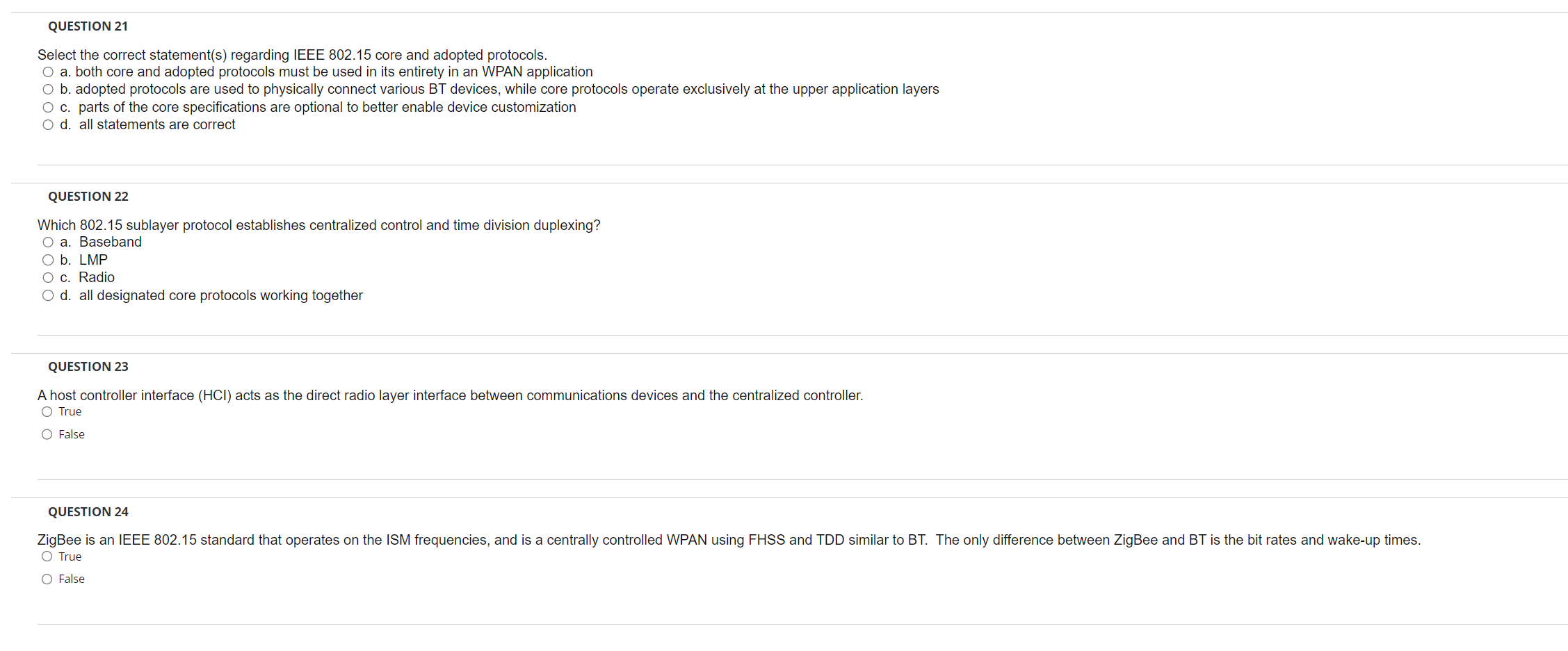 Solved QUESTION 21 Select the correct statement(s) regarding | Chegg.com