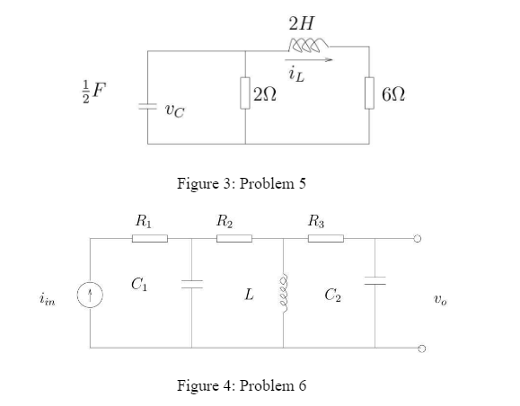 Solved 5. *(10 points) Write the state equation for the | Chegg.com