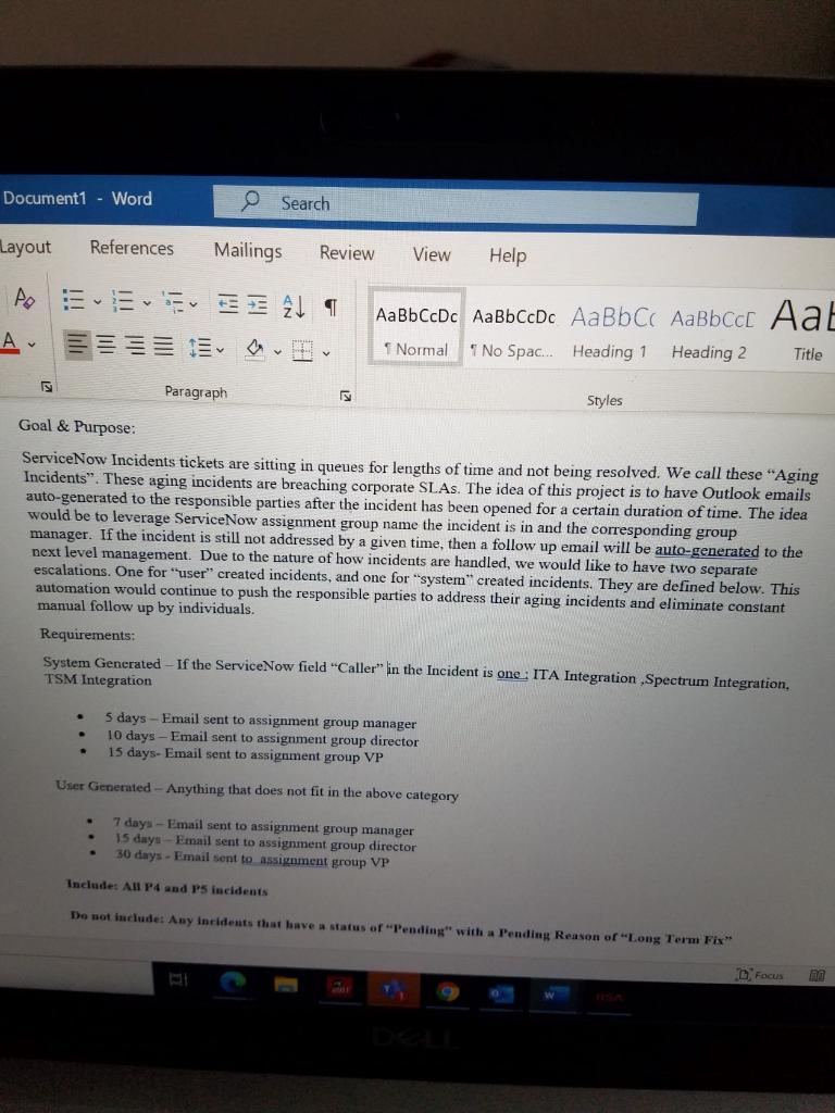 Document1 - Word Search Layout References Mailings | Chegg.com
