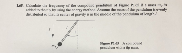 Solved 1.65. Calculate the frequency of the compound | Chegg.com