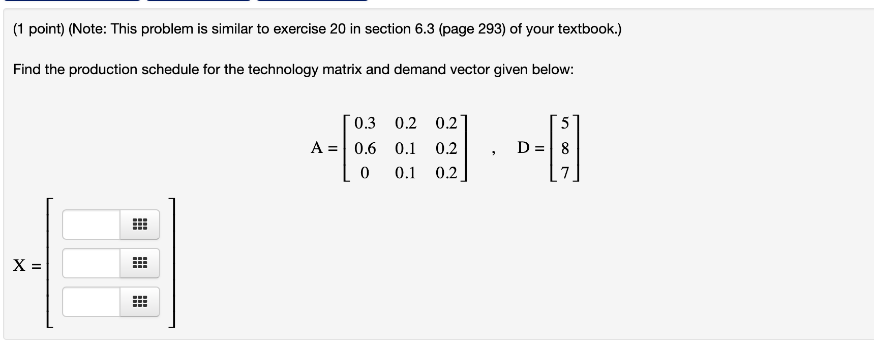 Solved (1 point) (Note: This problem is similar to exercise | Chegg.com