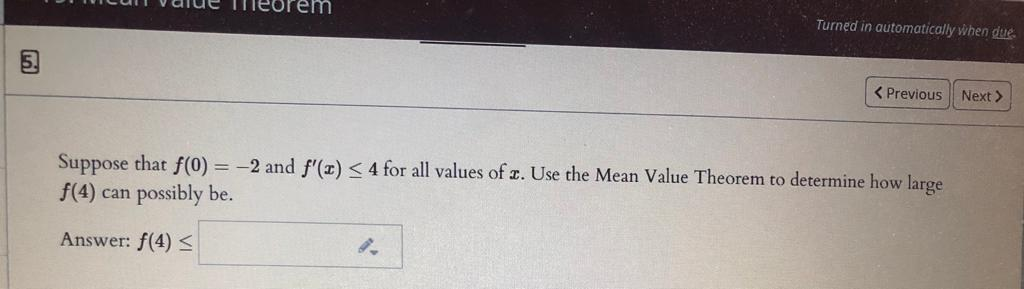 Solved Turned in automatically when due | Chegg.com