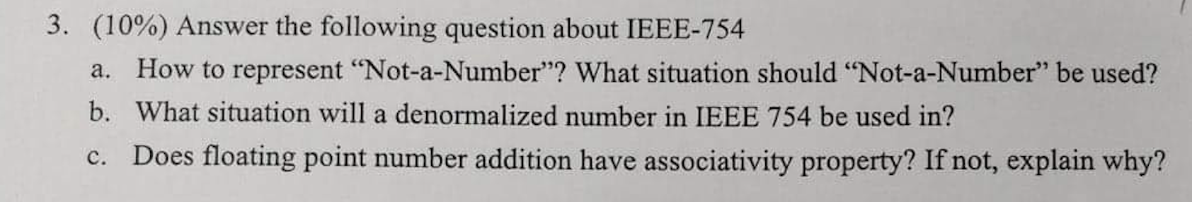 Solved 1. (5%) What is 4363 + 3412 when these values | Chegg.com