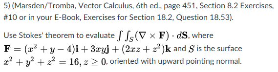 Solved 5) (Marsden/Tromba, Vector Calculus, 6th ed., page | Chegg.com