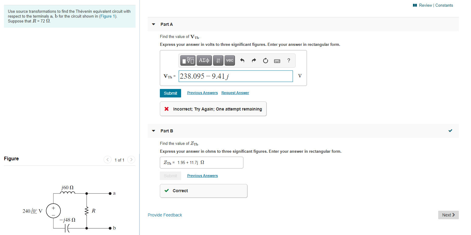 Solved Review Constants Use source transformations to find | Chegg.com