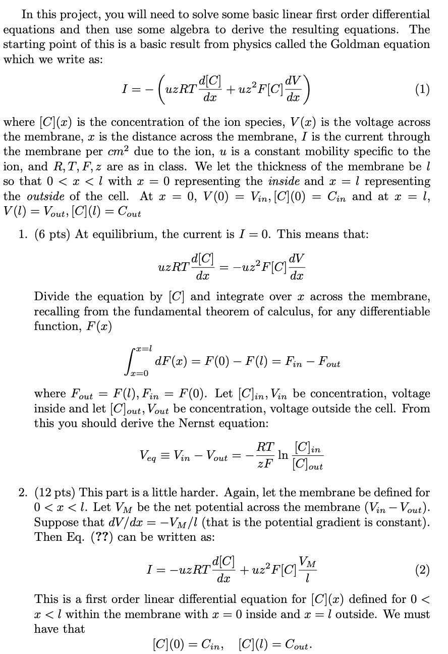 Solved In this project, you will need to solve some basic | Chegg.com