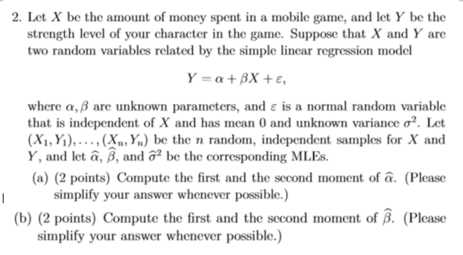 Solved Let X be the amount of money spent in a mobile game, | Chegg.com