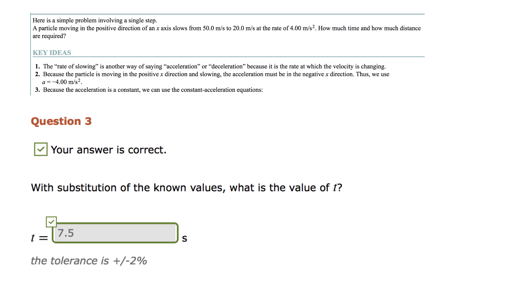 Solved Here is a simple problem involving a single step. A | Chegg.com